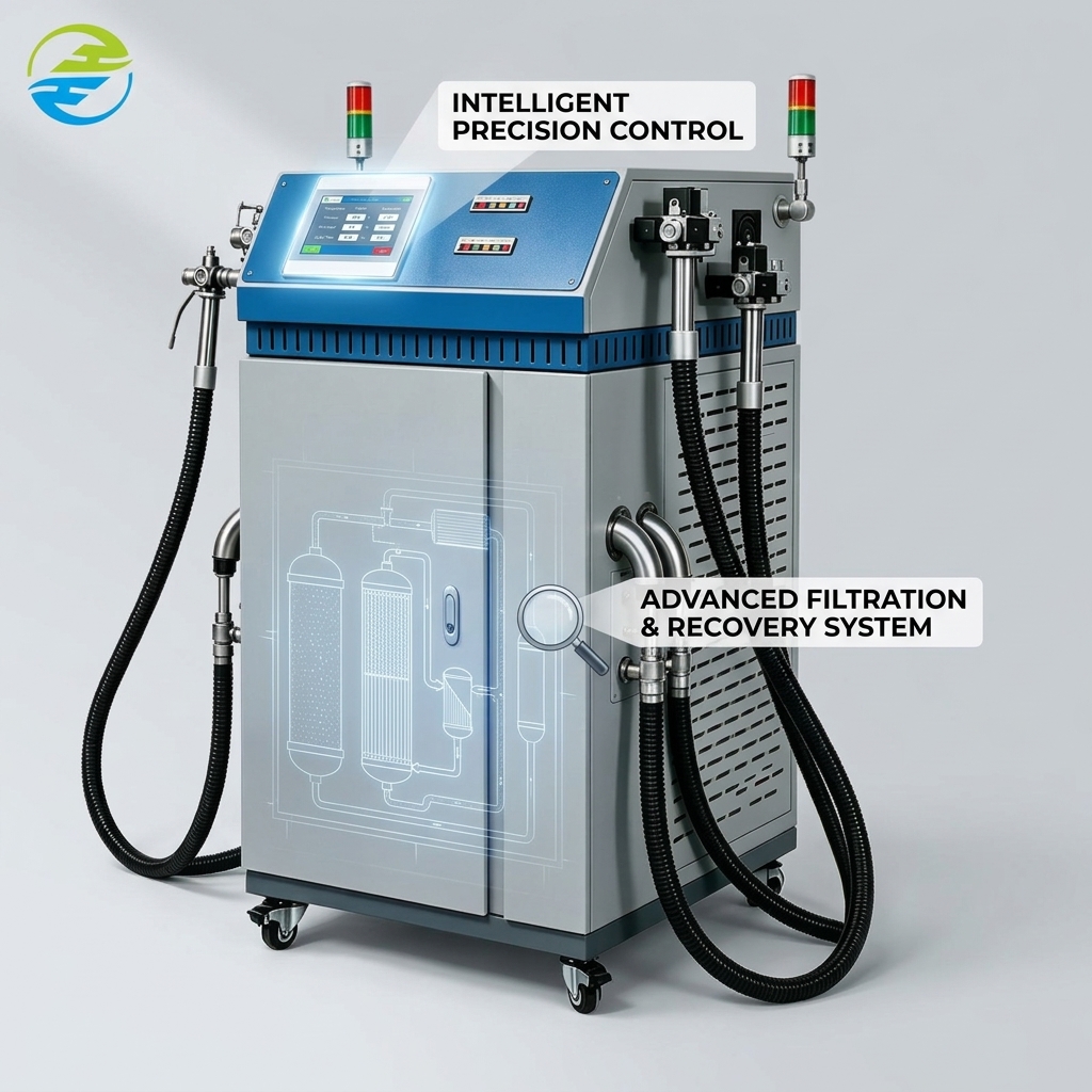 Quality Automatic Refrigerant Filling Equipment Integrating Oil Separation for Impurity for sale