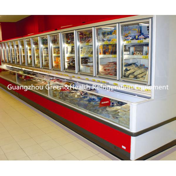 Quality Beverage Display Combination Freezer Showcase -18 Degree With CE / ROHS for sale