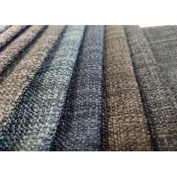 Quality China 100% Polyester Linen Look Furniture Upholstery Jute Sofa Fabric for sale