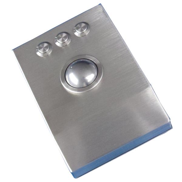 Quality IP65 Dynamic washable 38mm Trackball Vandal Proof mouse with USB interface for sale
