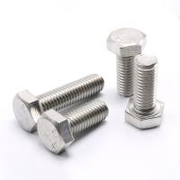 Quality 304 Stainless Steel SS Hex Head Bolts Full Thread A2-70 Din933 Bolt M12 M14 M16 for sale