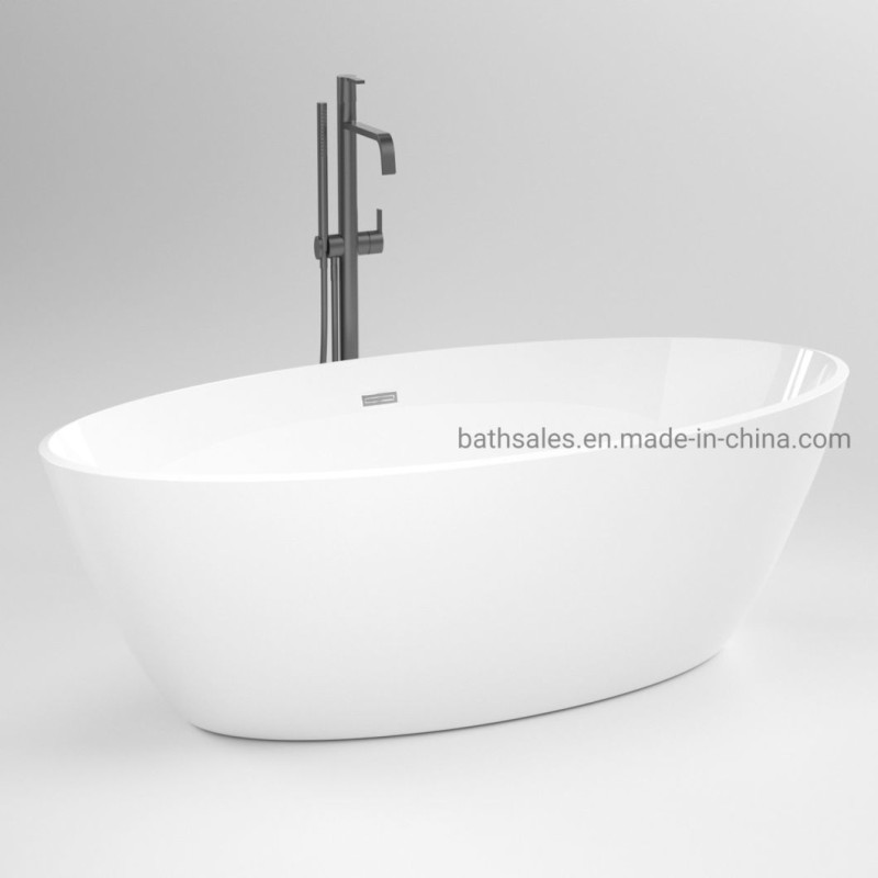 Oval Typical Luxury Freestanding Bathtub Egg Design Bulk Packing for Option