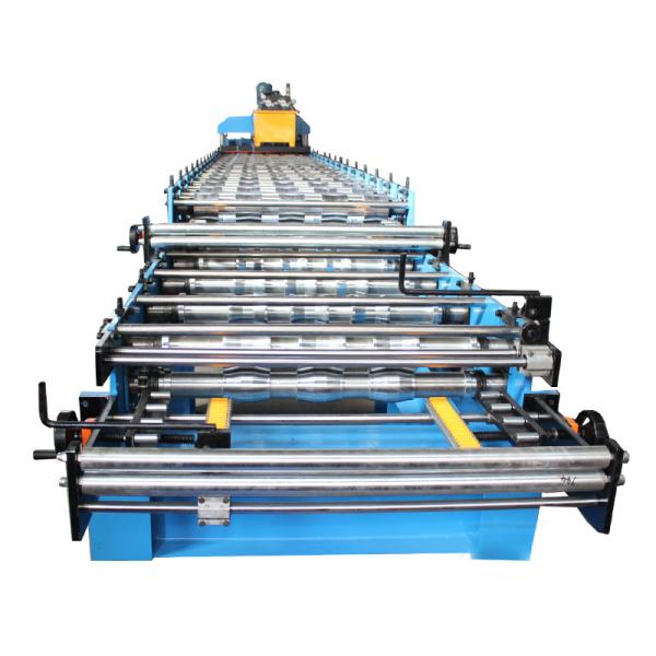 Quality Trapezoidal And corrugated Roof Sheet Double Layer Roof Roll Forming Machine for sale