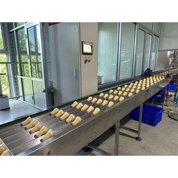 Quality 5000pcs/H Crispy Wafer Cone Making Machine Corn Cone Maker Space Saving for sale