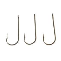 China Round Bent Sea Fishing Hooks , Commercial Fishing Hooks White Nickel factory