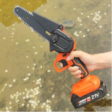 Quality OEM 6 Inch Handheld Mini Chainsaw Lithium Portable Cordless 4 Inch Handheld for sale