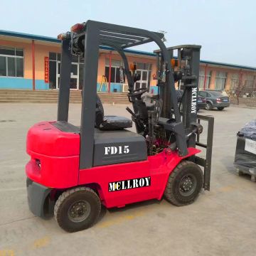 Quality Efficient Lighting Counter Balance Truck FD15 Lower Fuel Consumption for sale
