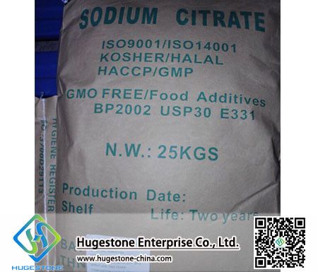 Quality Packaging Material Paper Food Grade Sodium Citrate With Shelf Life for sale