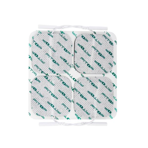 Quality Square Muscle Stimulator Pads Pre Wire Type Tens Replacement Pads 5X5cm for sale