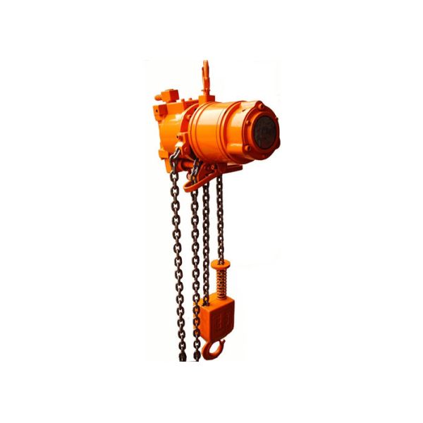 Quality 0.08 ton - 160 tons Air Chain Hoist, Pneumatic Chain Hoist Orange Color for sale