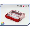 china Ribbon Handle Two Piece Gift Package Drawer Box With Visible Window
