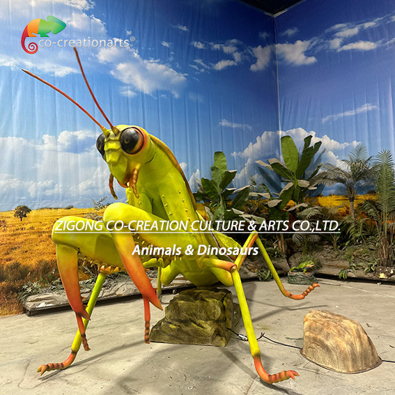 Quality Animatronic Mantis Simulation Insects Moveable Insects For Theme Park Attractions for sale
