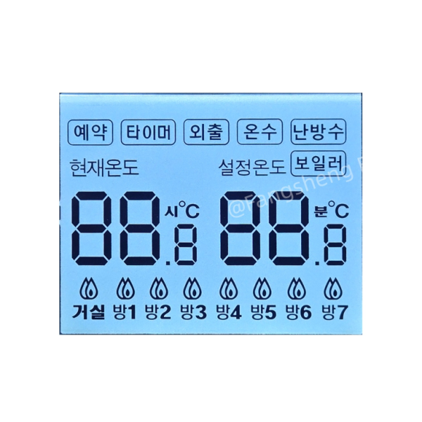 Quality OEM HTN LCD display Factory htn lcd suppliers Segment LCD Display Segment LCD Display TN/HTN/FSTN/VA for Thermostat for sale