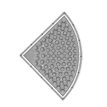 Quality 3535 Park Flood Light Lens 10 Degree 76 In 1 PC Material For Stadium for sale