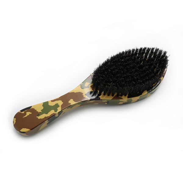 Quality Custom Logo 360 Wave Brush Long Wooden Handle For Men Soft Hard Boar Bristle for sale
