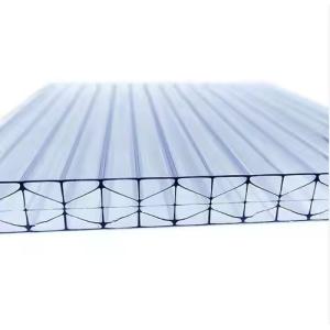 Quality 20mm 32mm Polycarbonate Roofing Sheets X Structure PC Policarbonato Sheet for sale