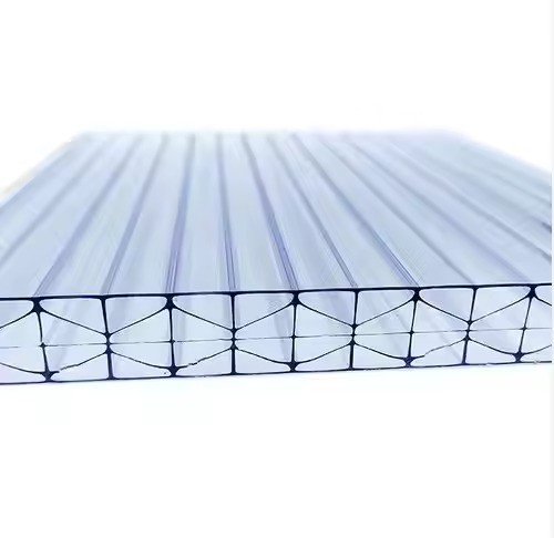 Quality 20mm 32mm Polycarbonate Roofing Sheets X Structure PC Policarbonato Sheet Multiwall for sale