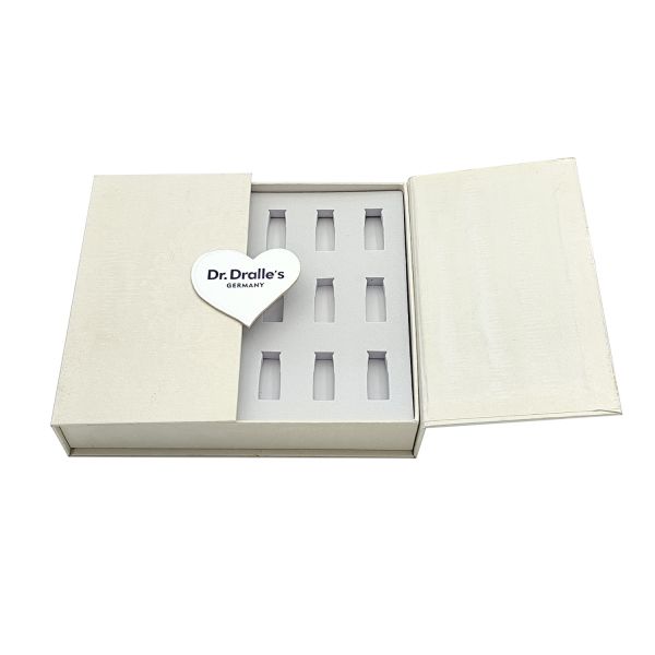 Quality Handmade Serum Cosmetic Packaging Box Essential Oil Packaging Box With 18 Slot Inserts for sale