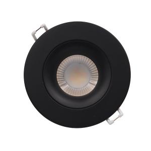 Quality Black Leading Edge Dimmable LED Downlights 3.5'' 9 Watt 750lm For Wet Location for sale