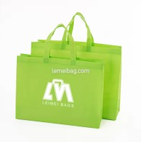 china Custom Printed Washable Non Woven Recycle Bag With Double Handles 80gsm-120gsm