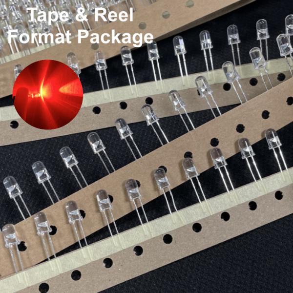 Quality Traffic Light Red Diode 620nm / 625nm 12000mcd Customization Specification in Tape & Reel Format Package for sale