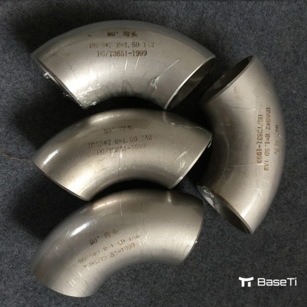 Quality 45° 90° 180° Alloy Titanium Tube Fittings Alloy Steel Fittings Titanium Elbow for sale