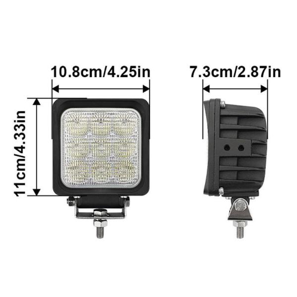 Quality 36V LED Mining Lights 27W Tractor LED Flood Lights IP67 Commercial for sale