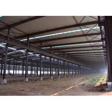 Quality Steel Structure Warehouse Building Construction Large Span Easy Assemble for sale
