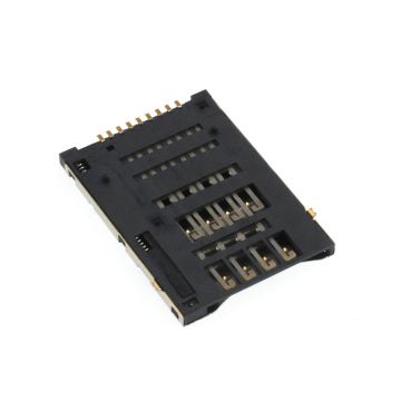Quality 9p Push Push Sim Connector SMT Card Socket For PCB for sale