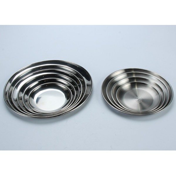 Quality SS304 Chafing Round Dinner Plates for sale