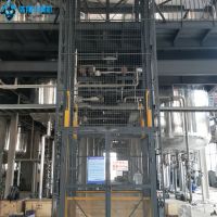 Quality Custom Made Hydraulic Mezzanine Cargo Lift Freight Elevator Warehouse Guide Rail for sale