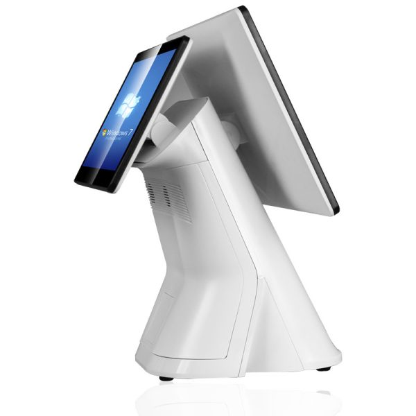 Quality Android Win7 Pos Terminal Cashier Machine Dual Screen Touch for sale