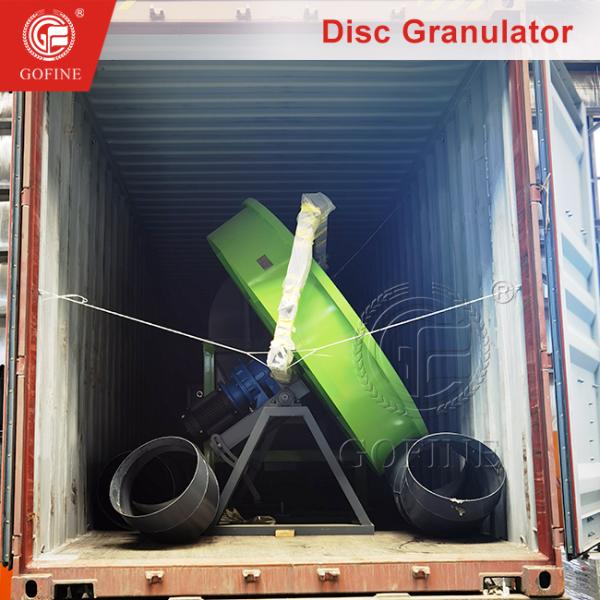 Quality Disc Granulator Fertilizer Machine 1-2T/H with PLC Control System for sale