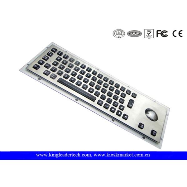 Quality 65 Full Travel Backlit Keys Illuminated Metal Keyboard , Industrial Computer for sale