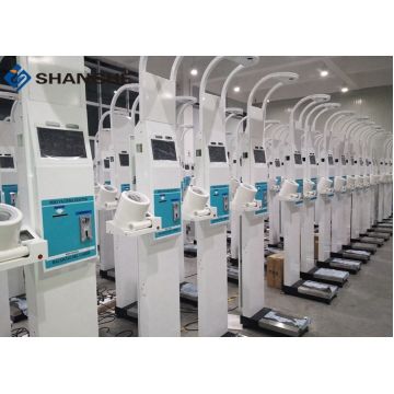 Quality ultrasonic bmi machine with printer , 20 - 210 cm heart rate measuring machine for sale