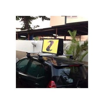 Quality 3G Wireless Wifi Taxi LED Display Full Color Double Sides Bus Led Display Screen for sale