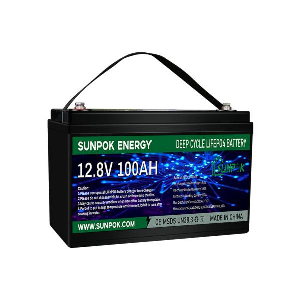 Quality Lightweight 100A 12 Volt Deep Cycle Lithium Battery For Energy Storage for sale