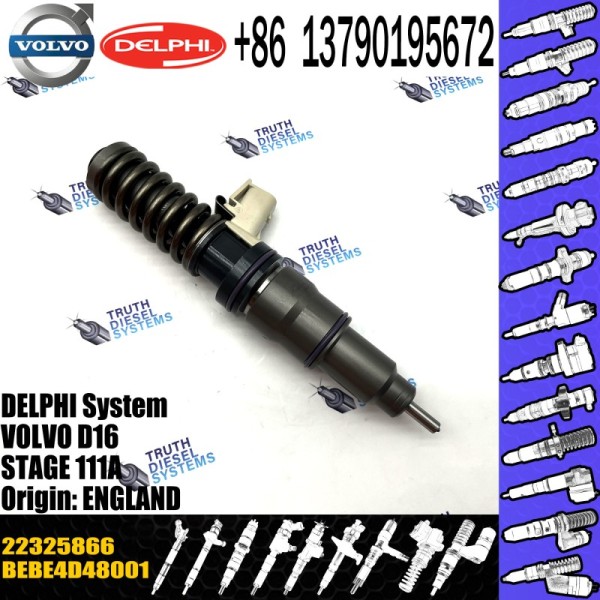 Quality High Quality Diesel Fuel Injector 22325866 BEBE4D48001 For VOL PENTA MD STAGE II for sale
