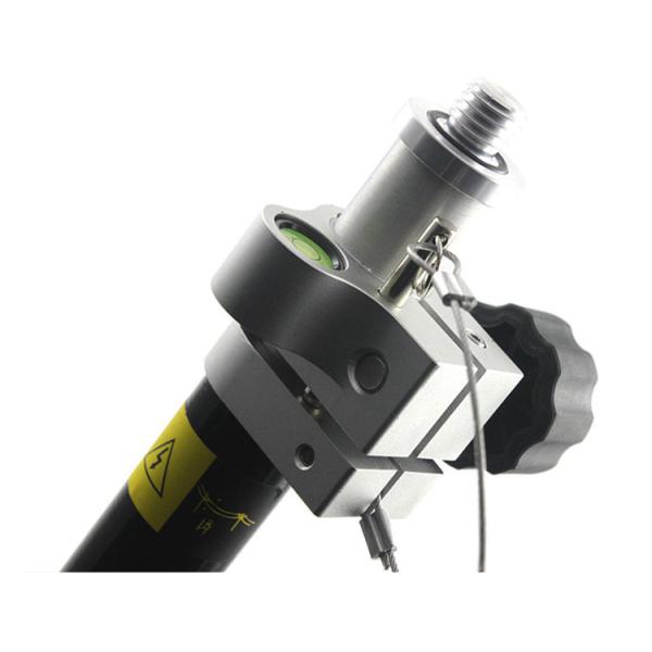 Quality RTK Carbon Fibre Telescopic Pole Gnss 2.44m Black for sale