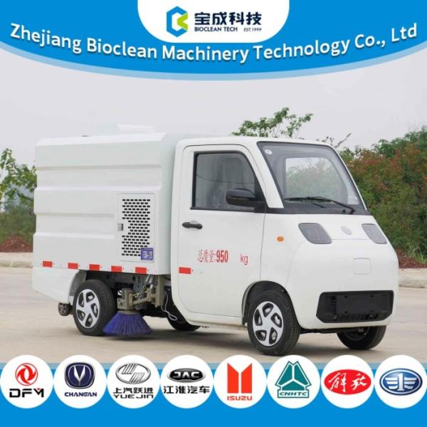 Quality Pure Electric EV Street Sweeper 1ton Truck Mounted Road Sweeper ZBJ5010TSLBEV for sale