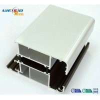 Quality Aluminium Alloy 6063 T5 Powder Coat Aluminum Extruded Profile Window Frame for sale