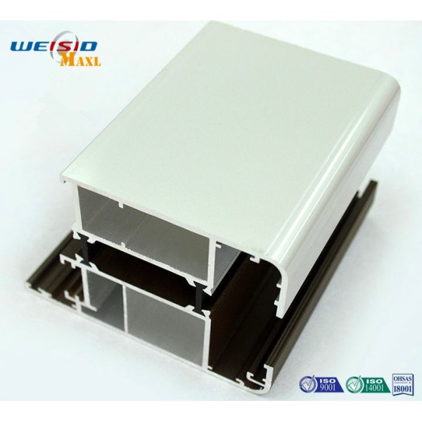 Quality Aluminium Alloy 6063 T5 Powder Coat Aluminum Extruded Profile Window Frame for sale