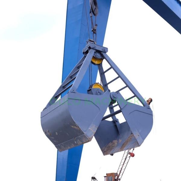 Quality Sand Handling Bulk Cargo 2 Rope Clamshell Grab Bucket for sale