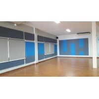 Quality Lightweight Fabric Wrapped Acoustical Wall Panels Fiberglass Sound Absorbing for sale