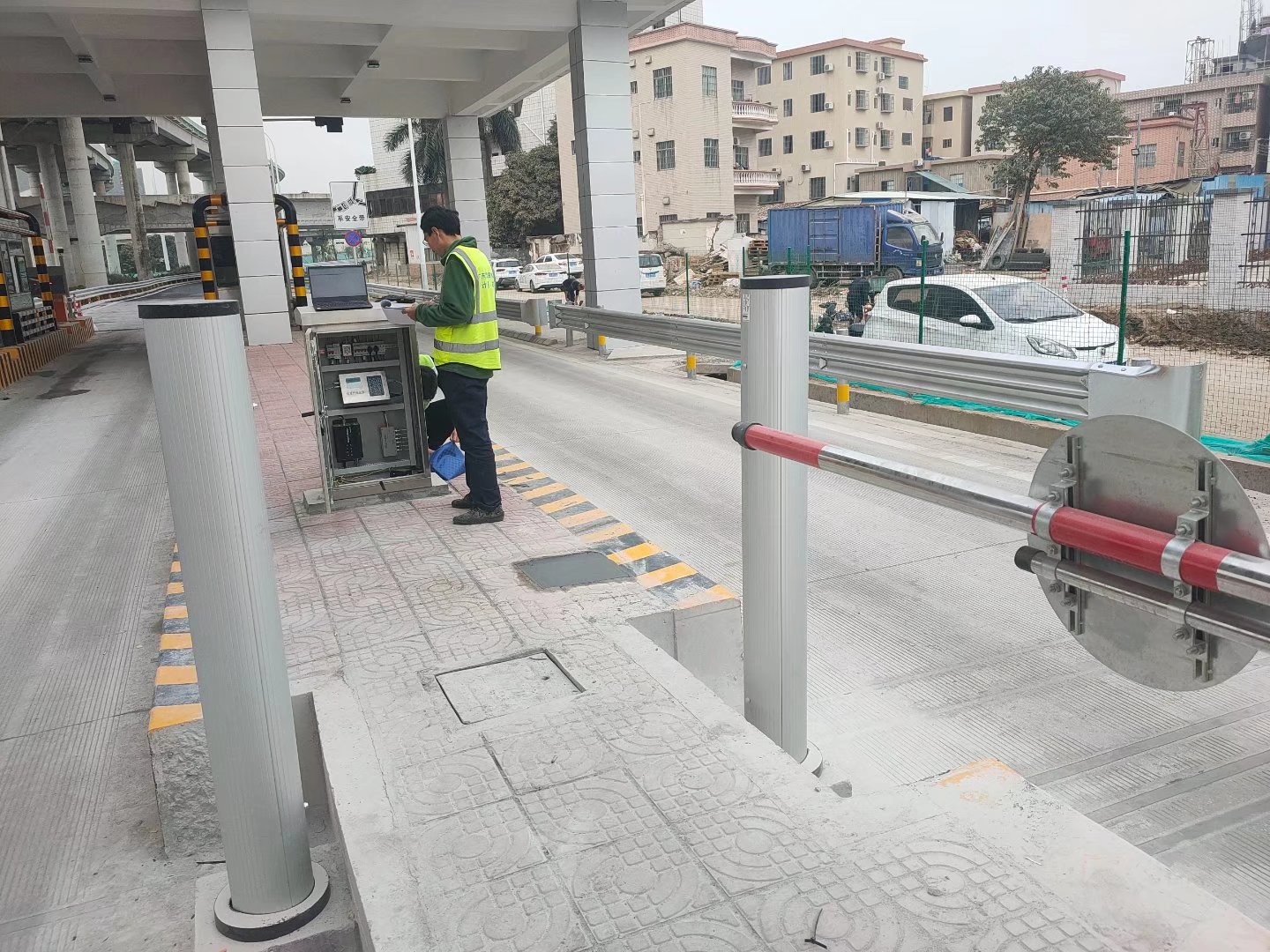 Quality Toll Station Highway Vehicle Overload Detection WIM System IP68 for sale