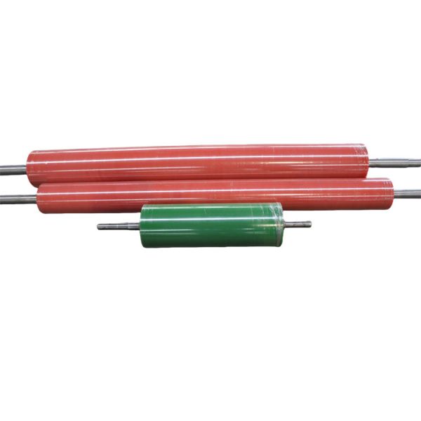 Quality Customized PU Coated Roller 95 A Shore Hardness Polyurethane Coating Roller for sale