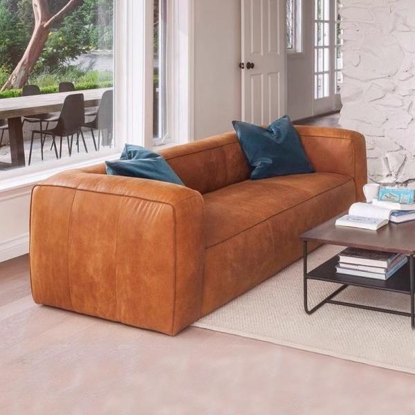 Quality Nordic Latex Technology Fabric Sofa Small Loft Industrial Style Retro Living Room Sofa for sale