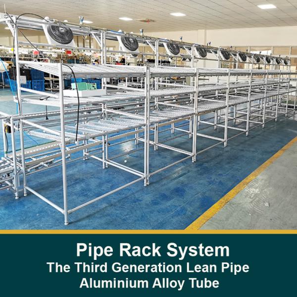 Quality The Third Generation Lean Pipe Rack Aluminium Alloy Equipment for sale