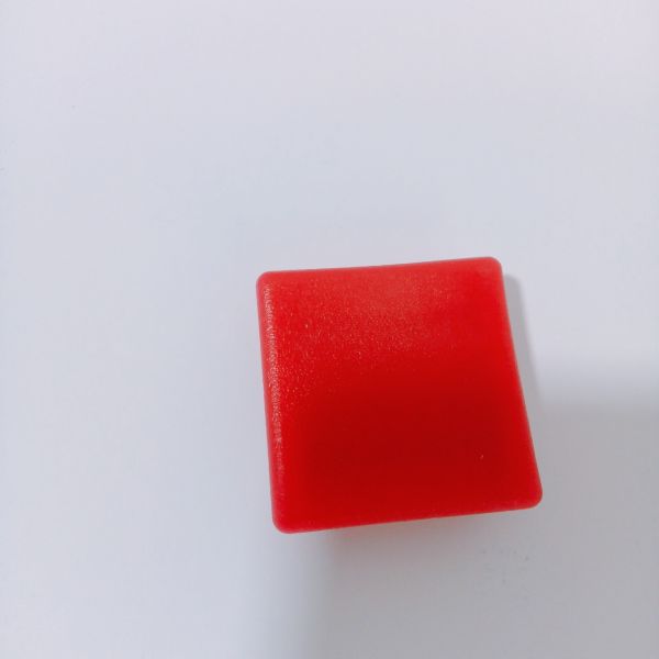 Quality Plastic Molding  Profile End Plugs Square Tubing Caps 3mm Thickness For Steel Tube for sale