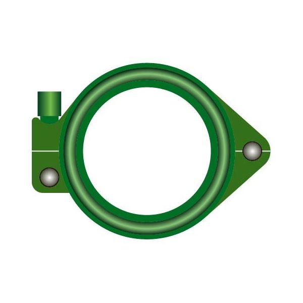 Quality Green 125mm Toggle Coupling Gaskets ASTM Standards Round Rubber Gasket for sale